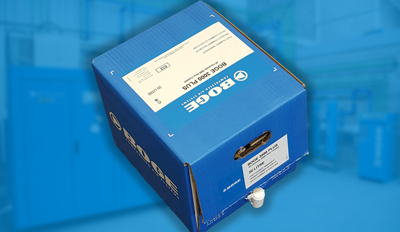 BOGE introduces sustainable lubrication packaging | BOGE Compressors