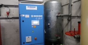 BOGE plaatst C25F schroefcompressor | BOGE Compressoren