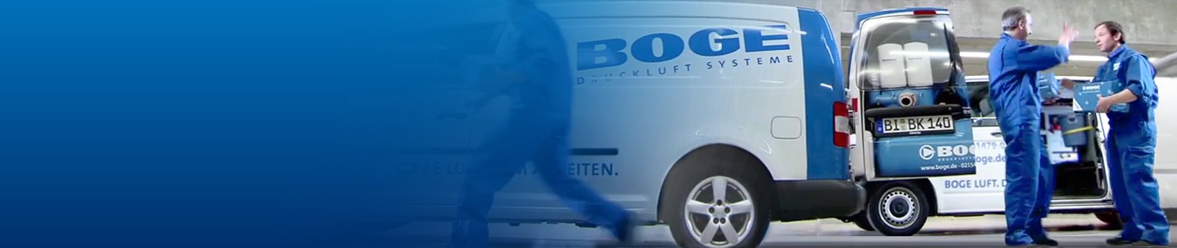 BOGE Kompressoren Website