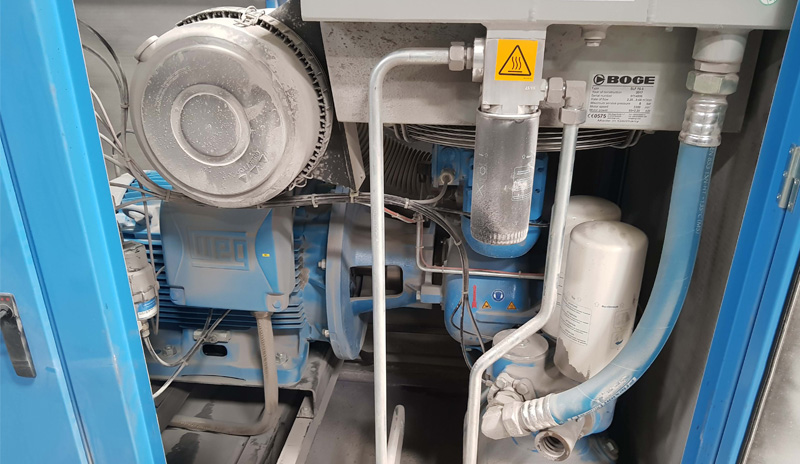 BOGE SLF-3 series beats high dust ambient at plastics factory in ...